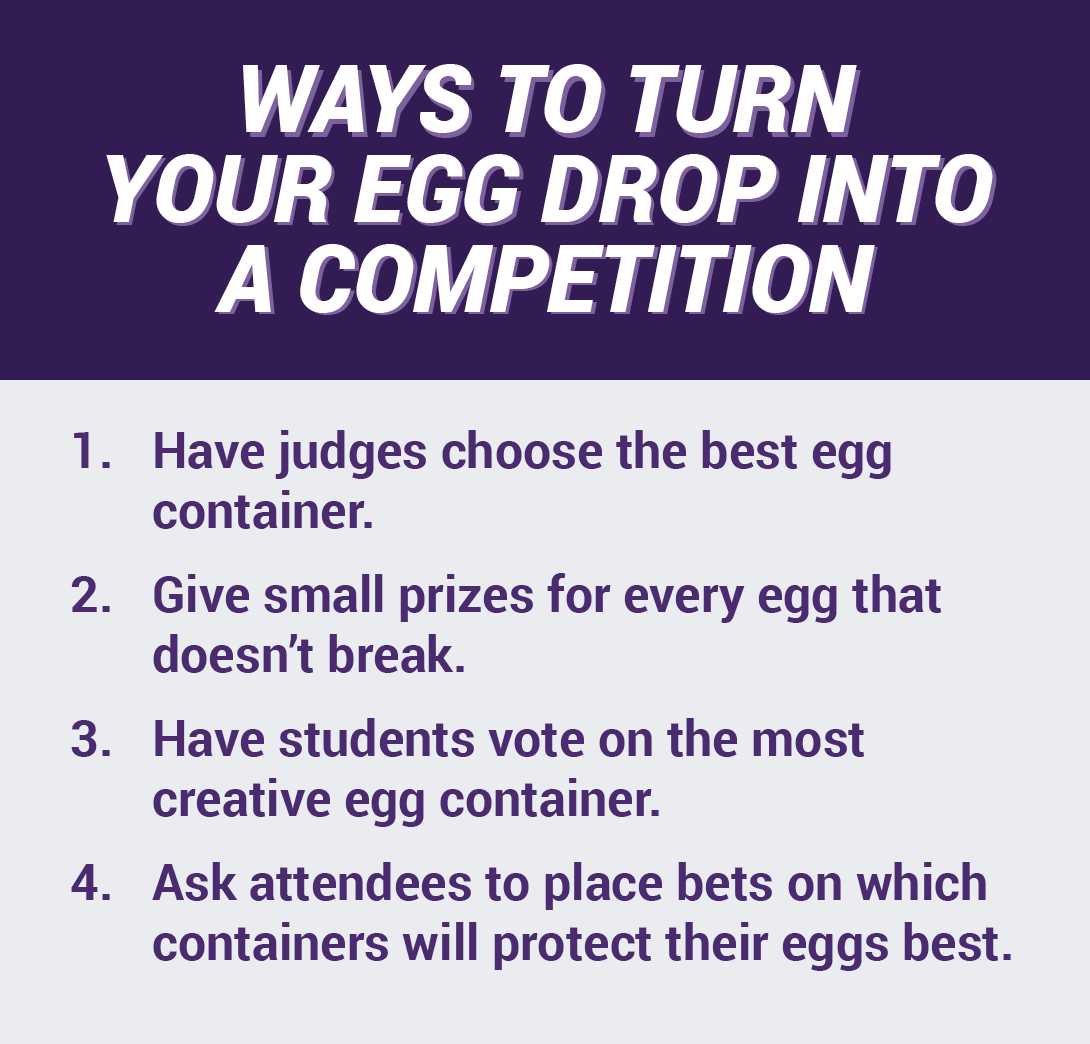 how to make an egg drop container